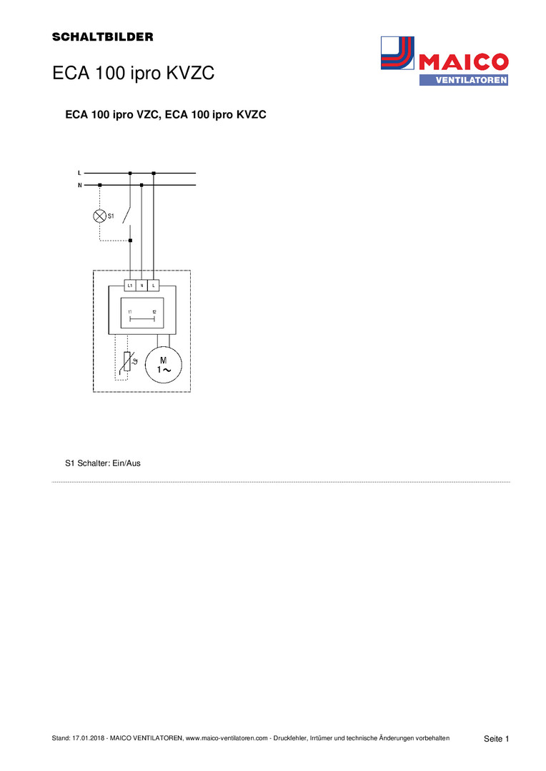 Maico Kleinraumventilator ECA 100 ipro KVZC - Felderer GmbH